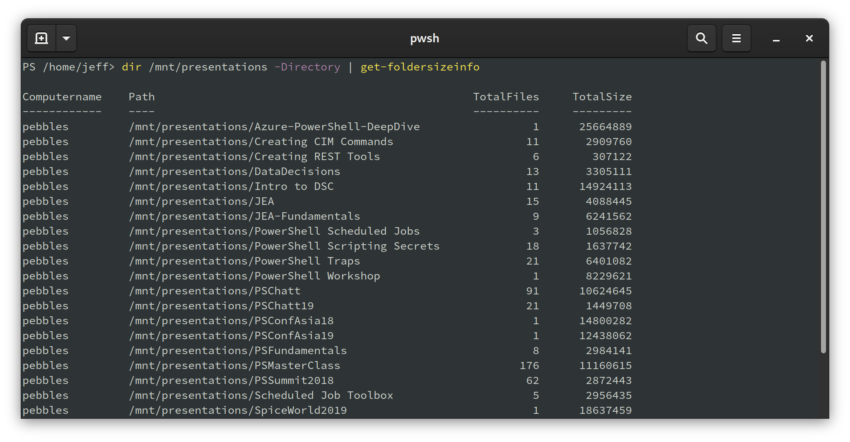 Fast Folder Sizes with PowerShell • The Lonely Administrator