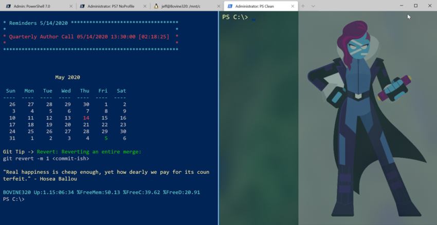 Open Windows Terminal PowerShell Split Paned • The Lonely Administrator