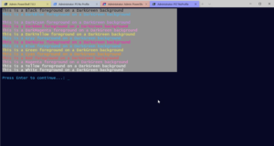 PowerShell Color Combos • The Lonely Administrator