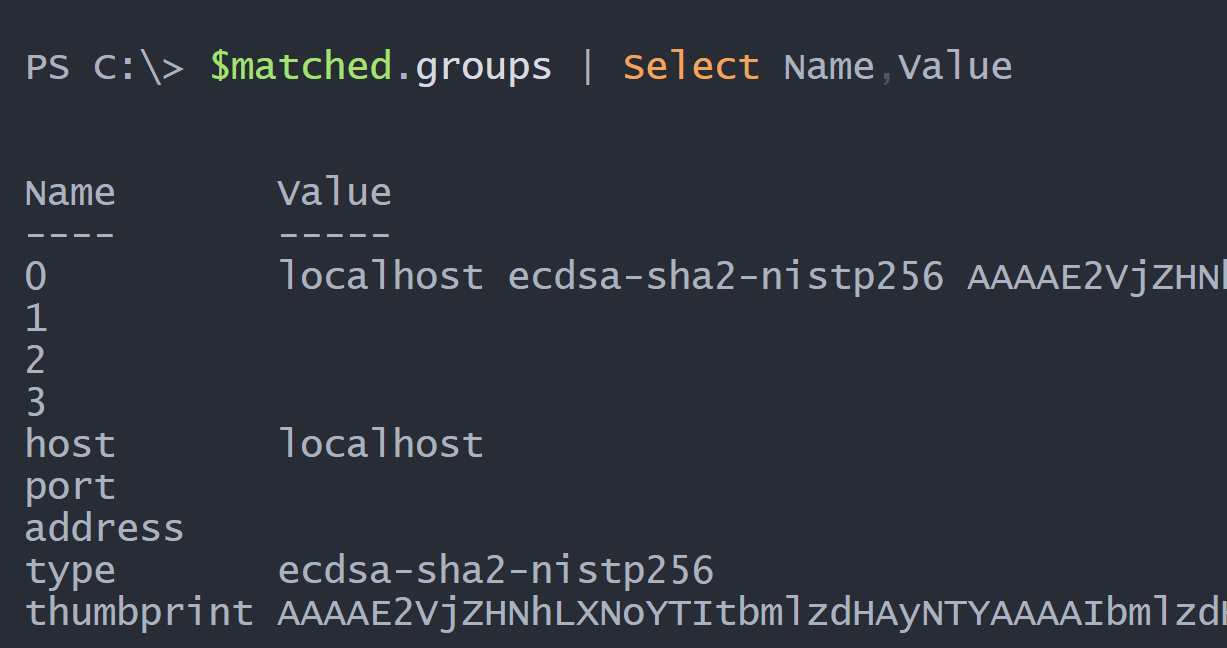 Parsing Ssh Known Hosts With Powershell And Regular Expressions • The Lonely Administrator
